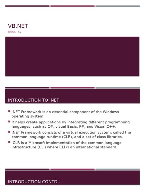 Vbnet Pdf Java Programming Language Computer Engineering
