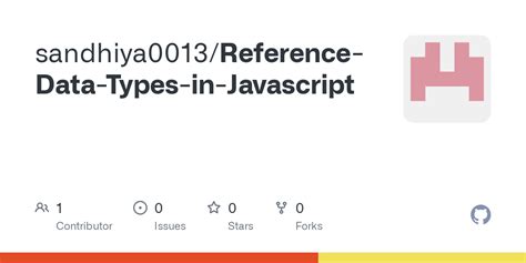github sandhiya0013 reference data types in javascript