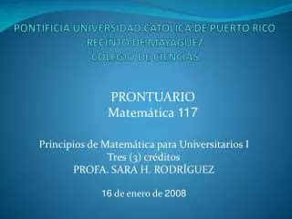 Ppt Pontificia Universidad Catolica De Puerto Rico Recinto De