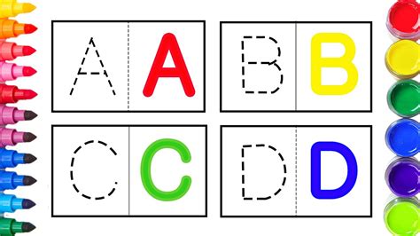 네모칸 안에 Abc Song 들으면서 점선 따라 대문자 알파벳 쓰기 영어놀이 Alphabet Song Write
