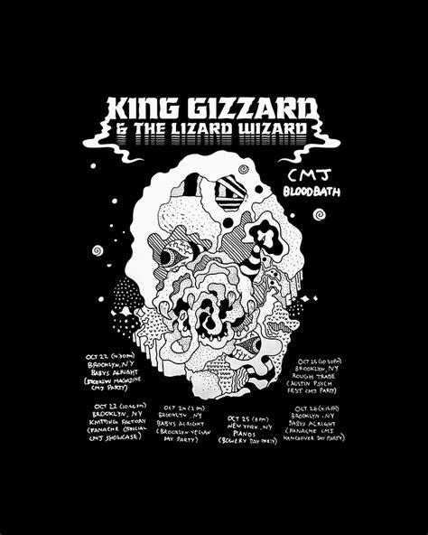 King Gizzard And The Lizard Wizard Digital Art By Jeremy Wilson Art