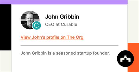 John Gribbin Ceo At Curable The Org
