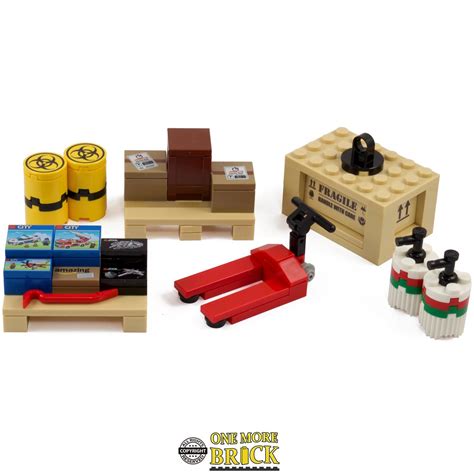 Cargo Crates And Parcels Lego Boxes Lego Design Lego Factory