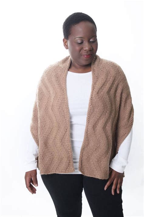 Zig Zag Wrap Knitting Pattern Reversible Wrap Knitting Pattern Etsy