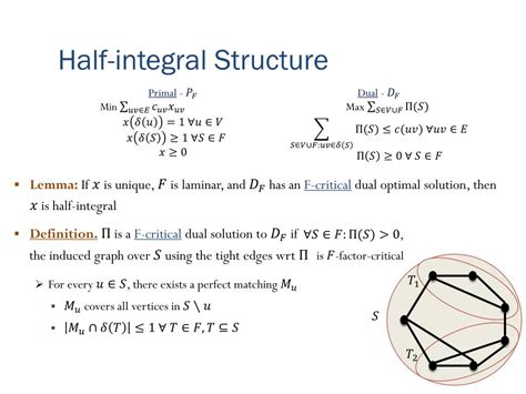 PPT A Polynomial Time Cutting Plane Algorithm For Matchings PowerPoint Presentation ID