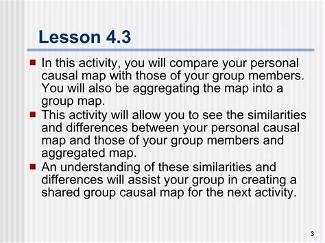 Comparing Personal Causal Maps PPT