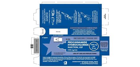 Dailymed Procainamide Hydrochloride Injection