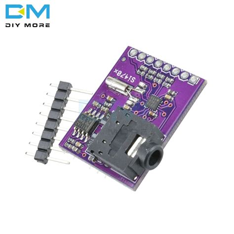 Si4703 Fm Rds Rbds Tuner Breakout Module Board Digital Radio Broadcast Diymore