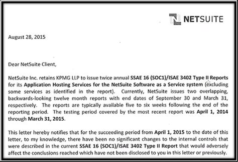 Ssae 16 Report Template Creative Template Inspiration
