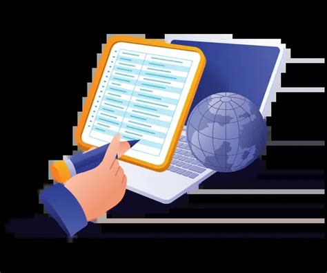 best populate the company data table online illustration download in