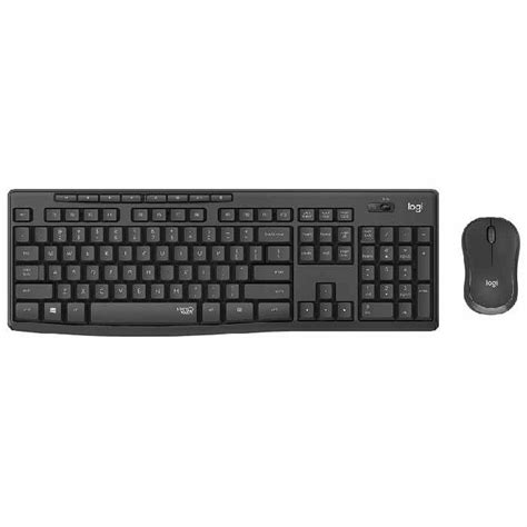 Logitech Mk Silent Wireless Combo Graphite
