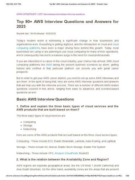 top 90 aws interview questions and answers for 2023 reader view