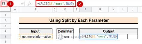 How To Use SPLIT Function In Google Sheets Ideal Examples
