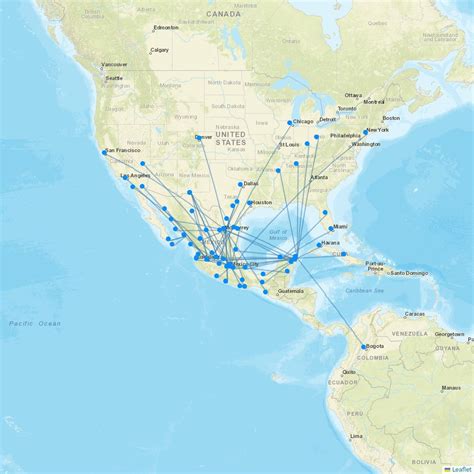 Viva Aerobus Routes 2026 Map With All Flights Flight Routes
