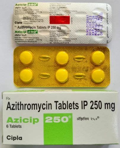 Azithromycin 250 Mg Tablets At ₹ 78stripe Azithromycin 500 Mg In