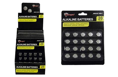 Diamond Visions Max Force 01 0930 20 Piece Alkaline Battery Card