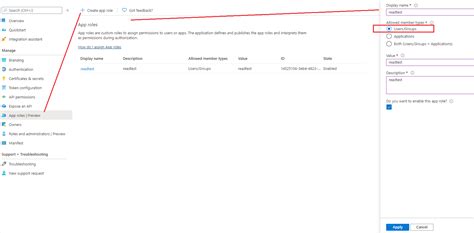 Id Token From Azure Ad Federation Does Not Contains Roles Claim