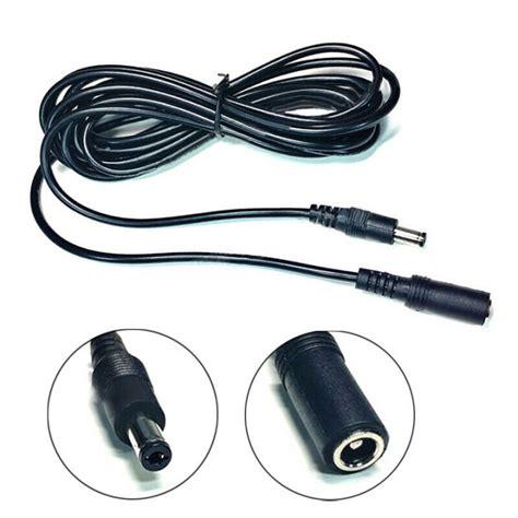 5 Ft Dc Power Extension Cord Cable 25mm X 55mm Cctv Extender Male To