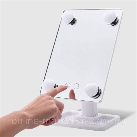 Купити Косметичне дзеркало з Led підсвіткою від Usb Cosmetic Mirror Angel Настільне дзеркало