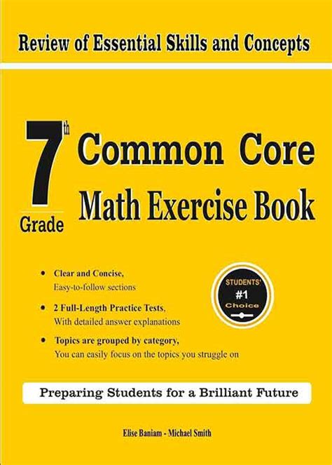 7th Grade Common Core Math Exercise Book Review Of Essential Skills