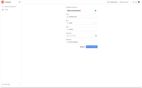 Set Up Connection Upsolve Ai