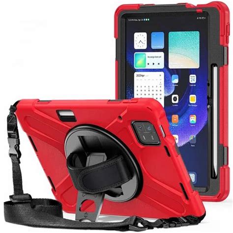 ProElite Rugged 3 Layer Armor Case Cover For Xiaomi Mi Pad 6 11inch With Hand Grip And Rotating