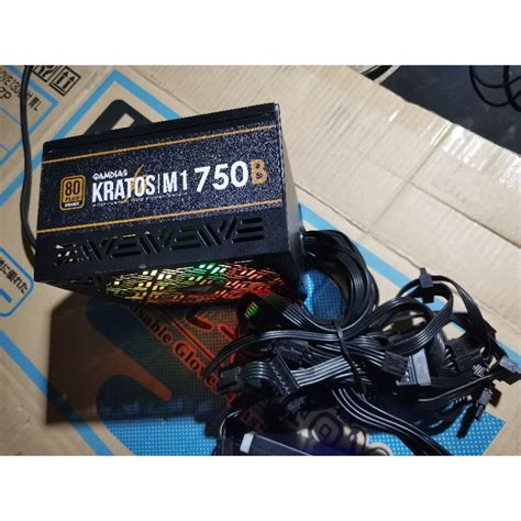 Gamdias Kratos M1 750b 750w 80 Plus Rgb Power Supply Shopee Thailand
