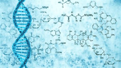 Dna Of The Cell Frame Of The White Particles Freestock Videos