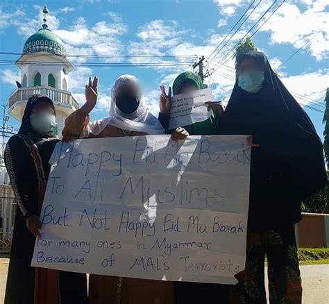 Dvb အီးဒ်နေ့တွင် ကျိုက်မရောက မွတ်စလင်လူငယ်များ ဆန္ဒပြ