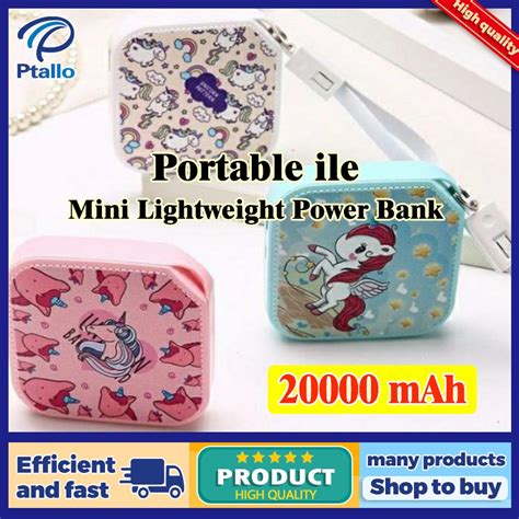 Powerbank MAh Powerbank Fast Charging Portable Powerbank Mini Powerbank Dual Mobile Power