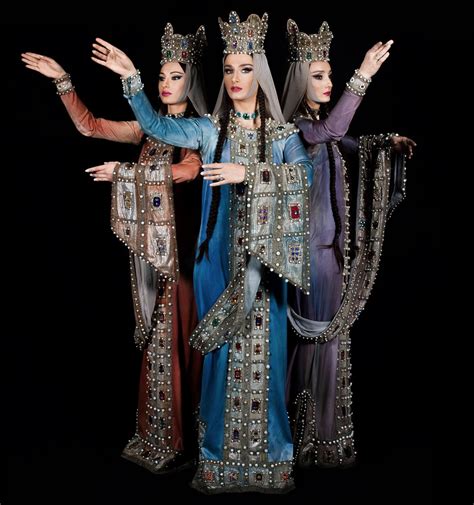 Georgian Dancers Perform The Dance Samaia R Europe