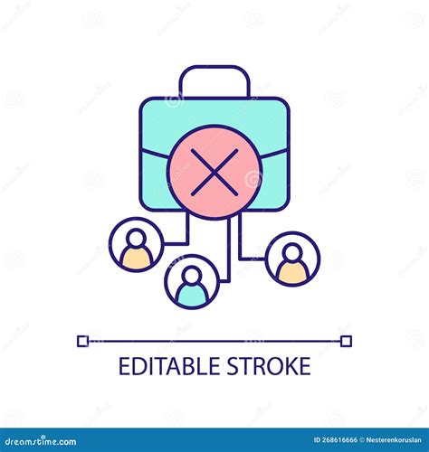 Unfit Resources Red Concept Icon Stock Illustration 267995407