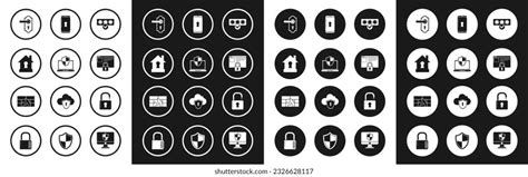 Set Face Recognition Mobile Fingerprint Scan Stock Vector Royalty Free 2313396115 Shutterstock