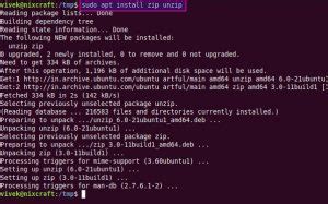 How To Zip A Folder In Ubuntu Linux Debian Linux NixCraft