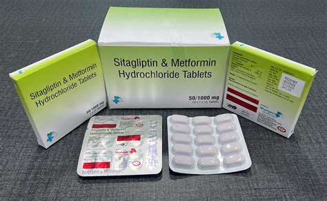 Sitagliptin Phosphate Monohydrate 50 Metformin Hcl 1000 Film Coated Tablets Skyogen Healthcare