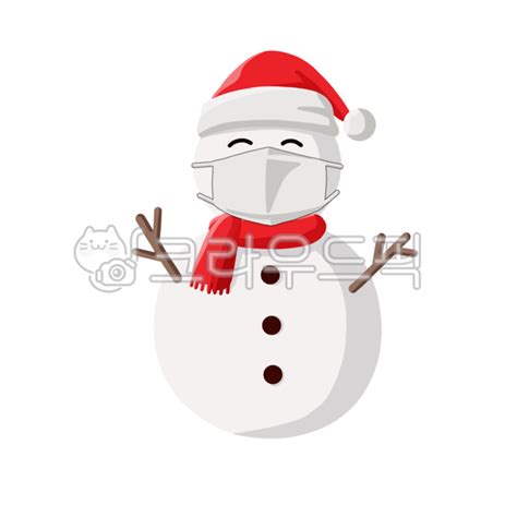 크리스마스 산타클로스 선물 마스크 크리스마스일러스트공모전 사진이미지일러스트캘리그라피 Nchuccida작가