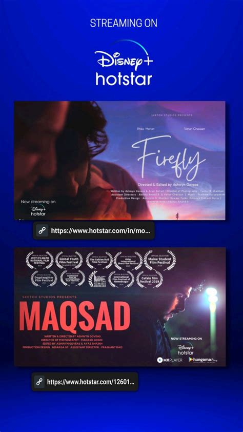 Ashwyn Goveas On Linkedin Streaming Hotstar Shortfilm