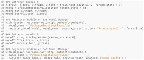 Running A Scoring Test For A Python Model Registered Through Register
