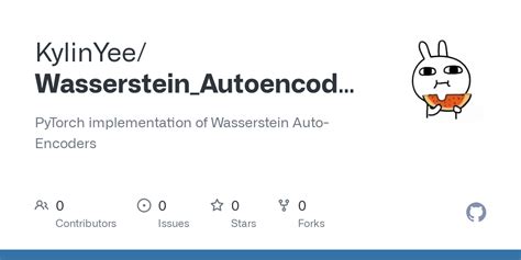 Github Kylinyeewassersteinautoencoders Pytorch Implementation Of Wasserstein Auto Encoders