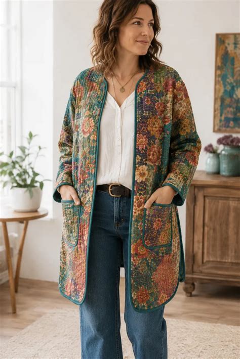 7 Stylish Boho Quilt Jackets And Vests Ideas For Elegant Everyday