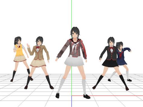 Yandere Simulator Uniforms Dl Pack By Yokemaru On Deviantart