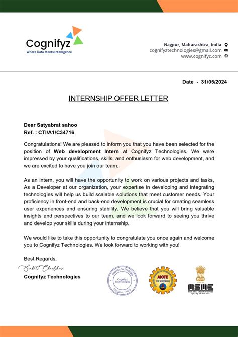 Satyabrat Sahoo On Linkedin Cognifyz Cognifyztech Cognifyztechnologies