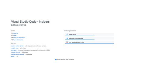 Add A Page For Recent Folders Workspaces · Issue 112531 · Microsoft