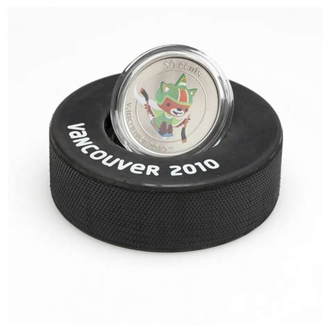 2010 Canada 50 Cent Olympic Mascot Puck Sumi Lightly Scuffed Packag