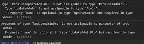Typescript Updatecontroller Gives Error About Partialtypedto Conflicting With Interface Used