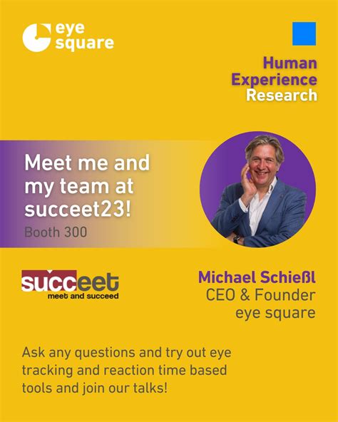 Succeet23 Humanexperienceresearch Eyesquare Marketresearch