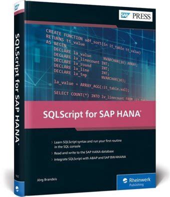 SQLScript for SAP HANA Rheinwerk Verlag Książka w Empik