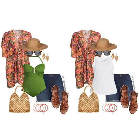 Plus Size Vacation Outfits With Walmart Alexa Webb