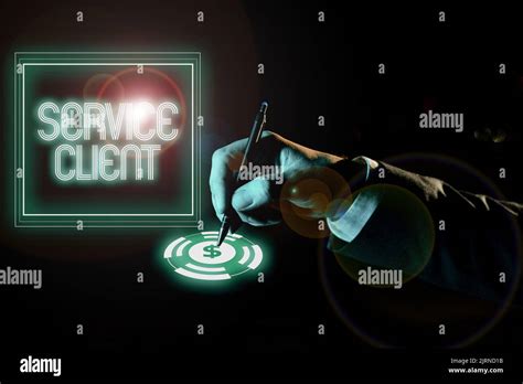 Conceptual Caption Service Clientdealing With Customers Satisfaction And Needs Efficiently