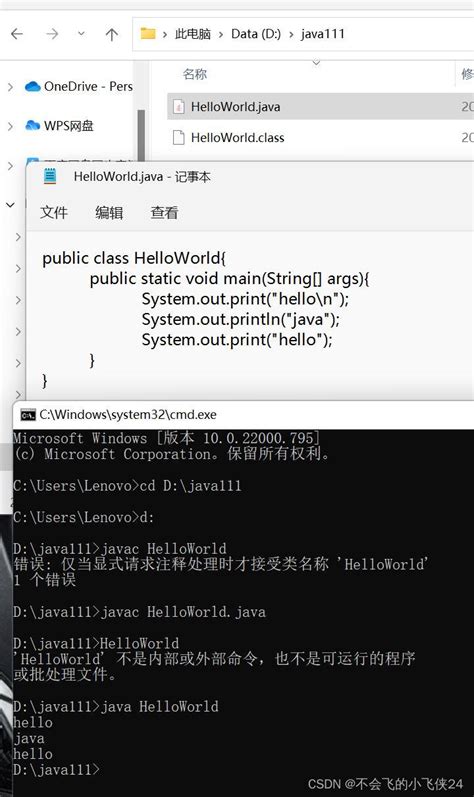 Java入门程序详解 Csdn博客